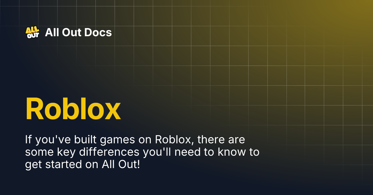 Roblox | All Out Docs