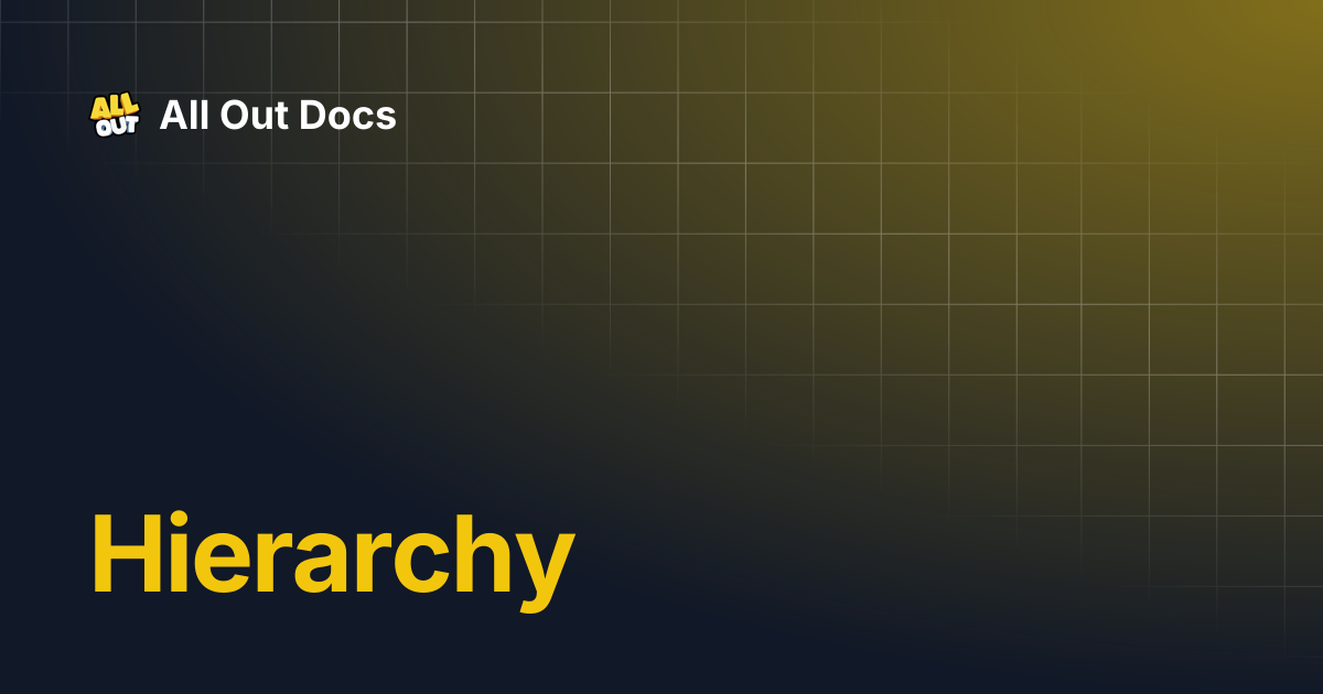 Hierarchy | All Out Docs